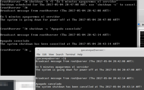 Ejemplos del comando shutdown: distintas opciones para apagar el equipo – El Camino del Sysadmin
