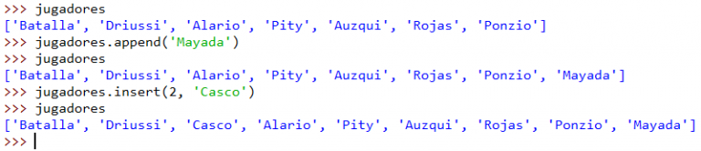 Ejemplos del uso de listas en Python: operaciones adicionales – El ...