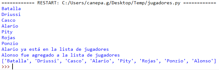 Prácticas en Python: uso de condicionales, bucles, y listas – El Camino ...