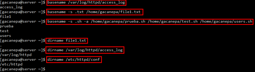 Basename y dirname: nombres de archivo y directorio – El Camino del Sysadmin
